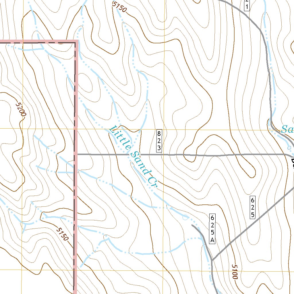 Baker Draw, CO (2022, 24000-Scale) Map by United States Geological ...