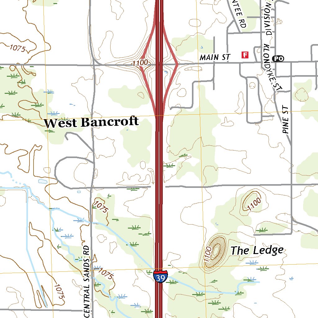 Bancroft, WI (2022, 24000-Scale) Map by United States Geological Survey ...