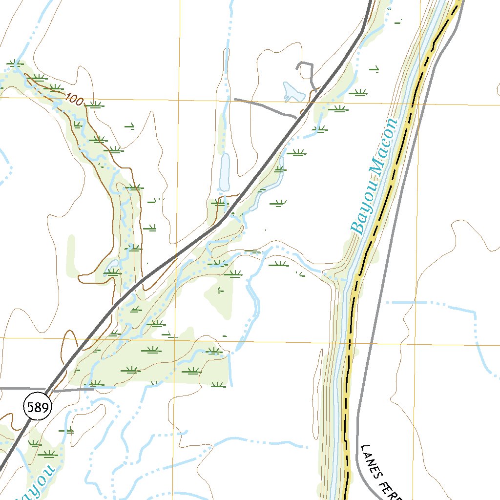 Baxter Bayou, LA (2020, 24000-Scale) Map by United States Geological ...
