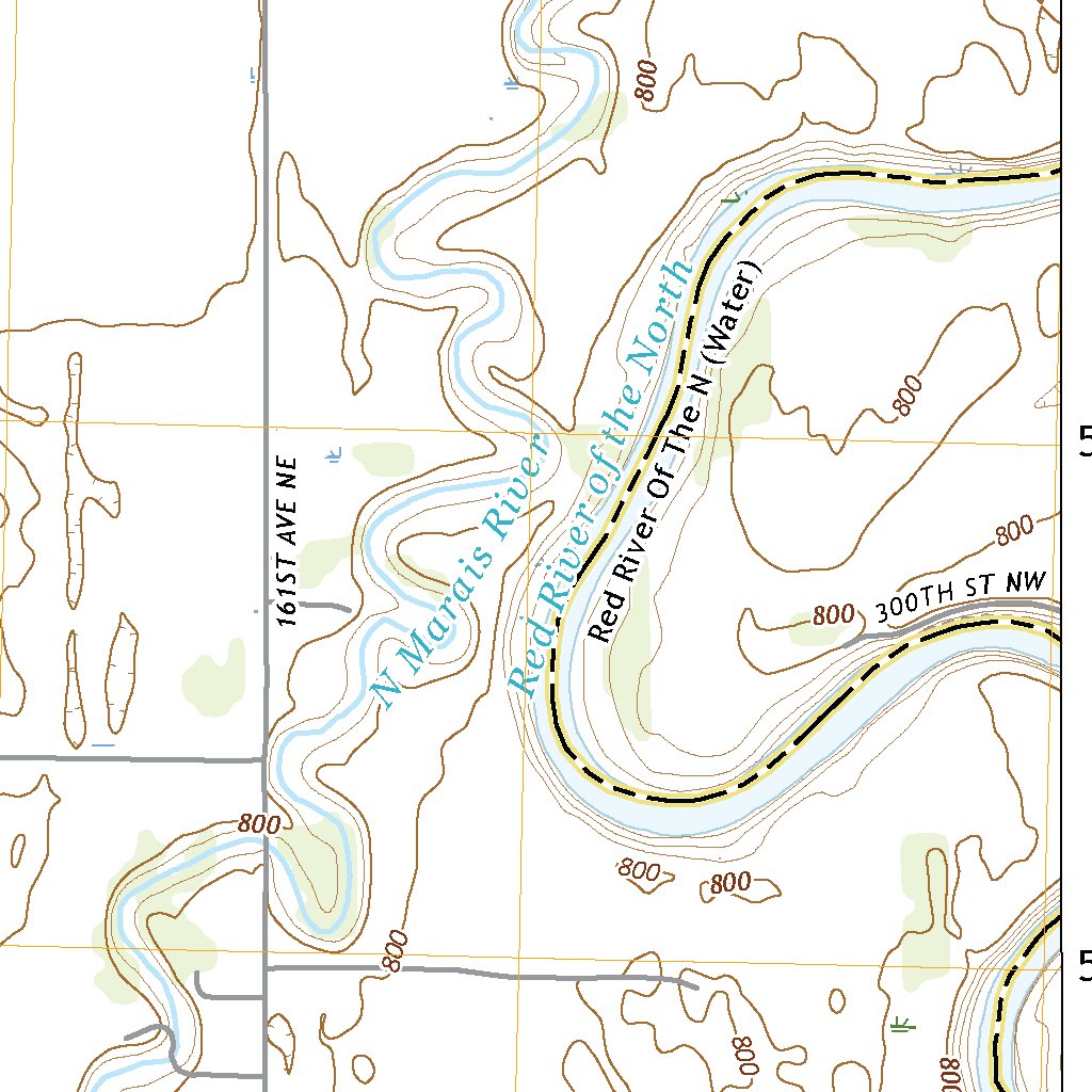 Big Woods SW, ND (2020, 24000-Scale) Map by United States Geological ...