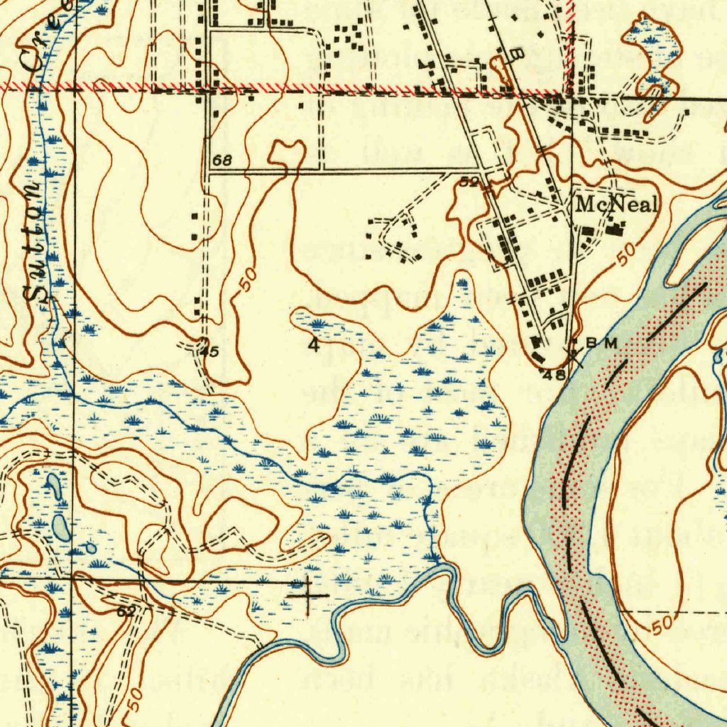 Blountstown, FL (1945, 31680-Scale) Map by United States Geological ...
