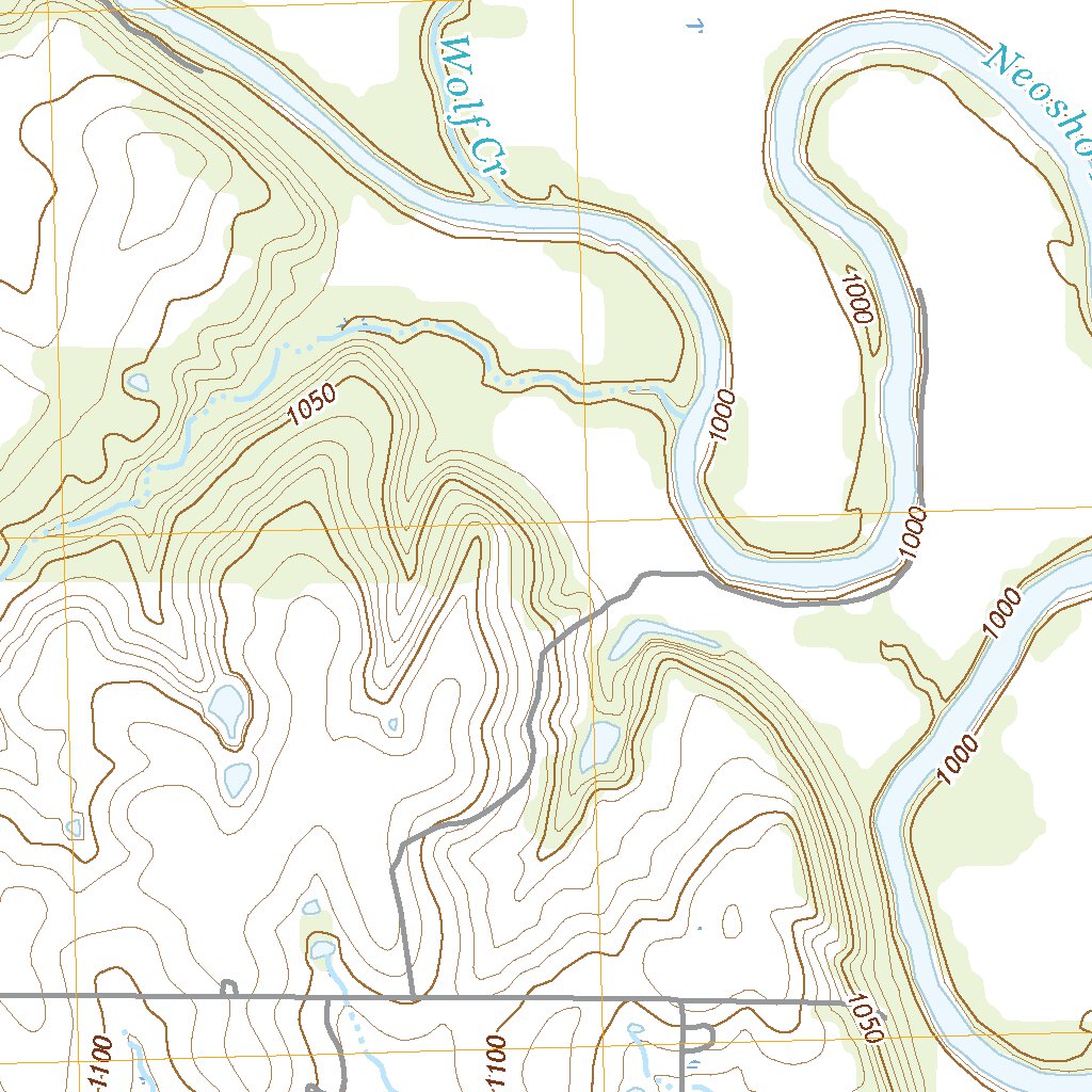 Burlington, KS (2022, 24000-Scale) Map by United States Geological ...