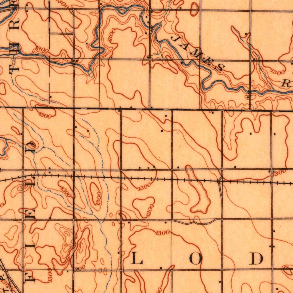 Byron, SD (1895, 125000-Scale) Map by United States Geological Survey ...