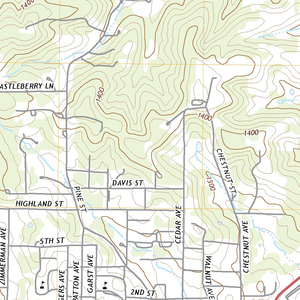 Cabool NE, MO (2021, 24000-Scale) Map by United States Geological ...