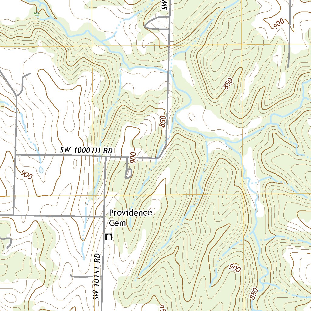 Chilhowee, MO (2021, 24000-Scale) Map by United States Geological ...