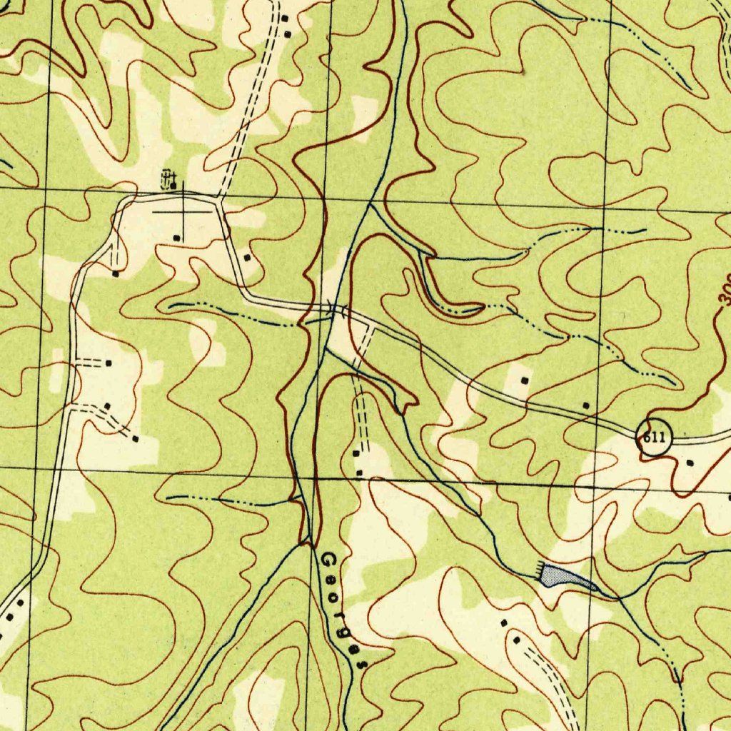 Church Road, VA (1944, 31680-Scale) Map by United States Geological ...