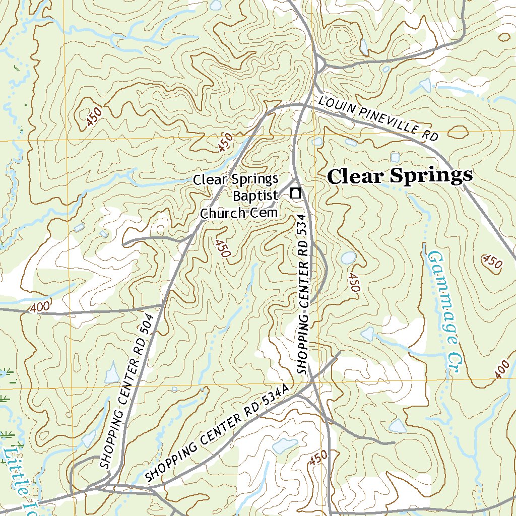 Clear Springs, MS (2021, 24000-Scale) Map by United States Geological ...