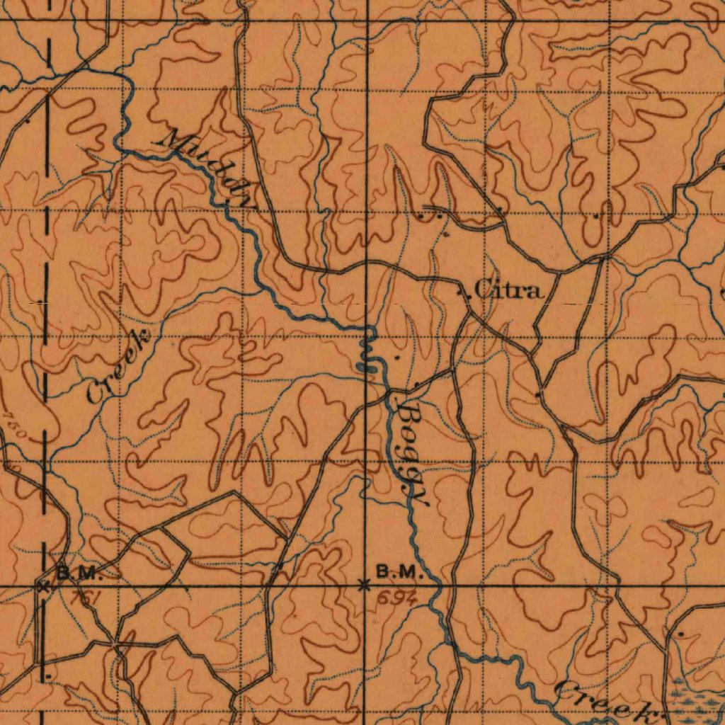 Coalgate, OK (1899, 125000-Scale) Map by United States Geological ...