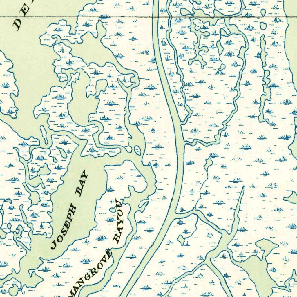 Cocodrie, LA (1945, 31680-Scale) Map by United States Geological Survey ...