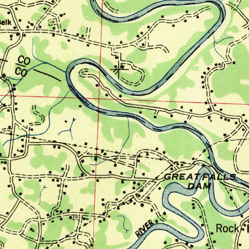 Cookeville, TN (1944, 100000-Scale) Map by United States Geological ...