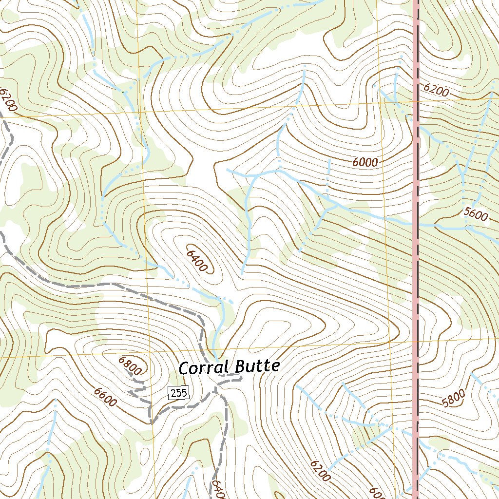 Corral Butte, WA (2020, 24000-Scale) Map by United States Geological ...