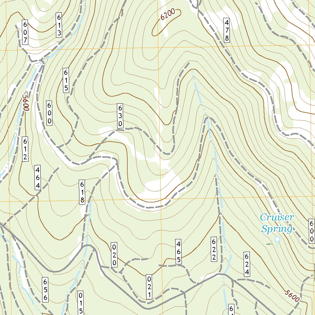 Crane Prairie, OR (2020, 24000-Scale) Map by United States Geological ...