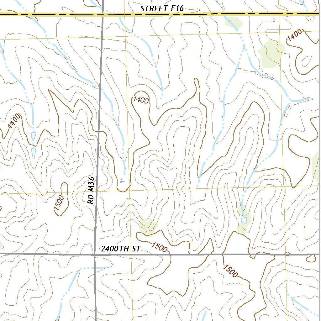 Defiance, IA (2022, 24000-Scale) Map by United States Geological Survey ...