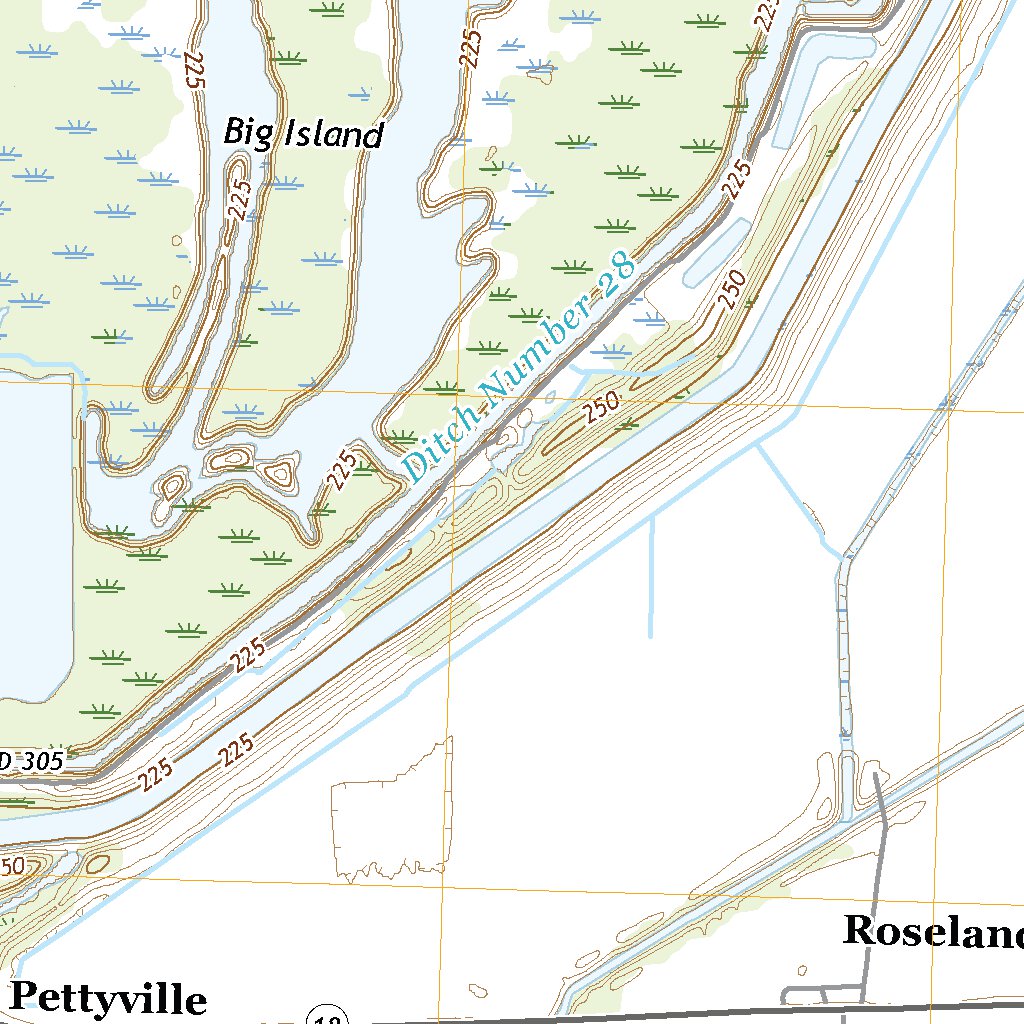 Dell, AR (2020, 24000-Scale) Map by United States Geological Survey ...