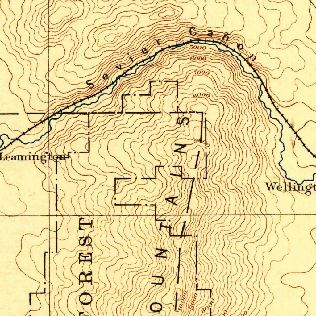 Delta E, UT (1885, 250000-Scale) Map by United States Geological Survey ...
