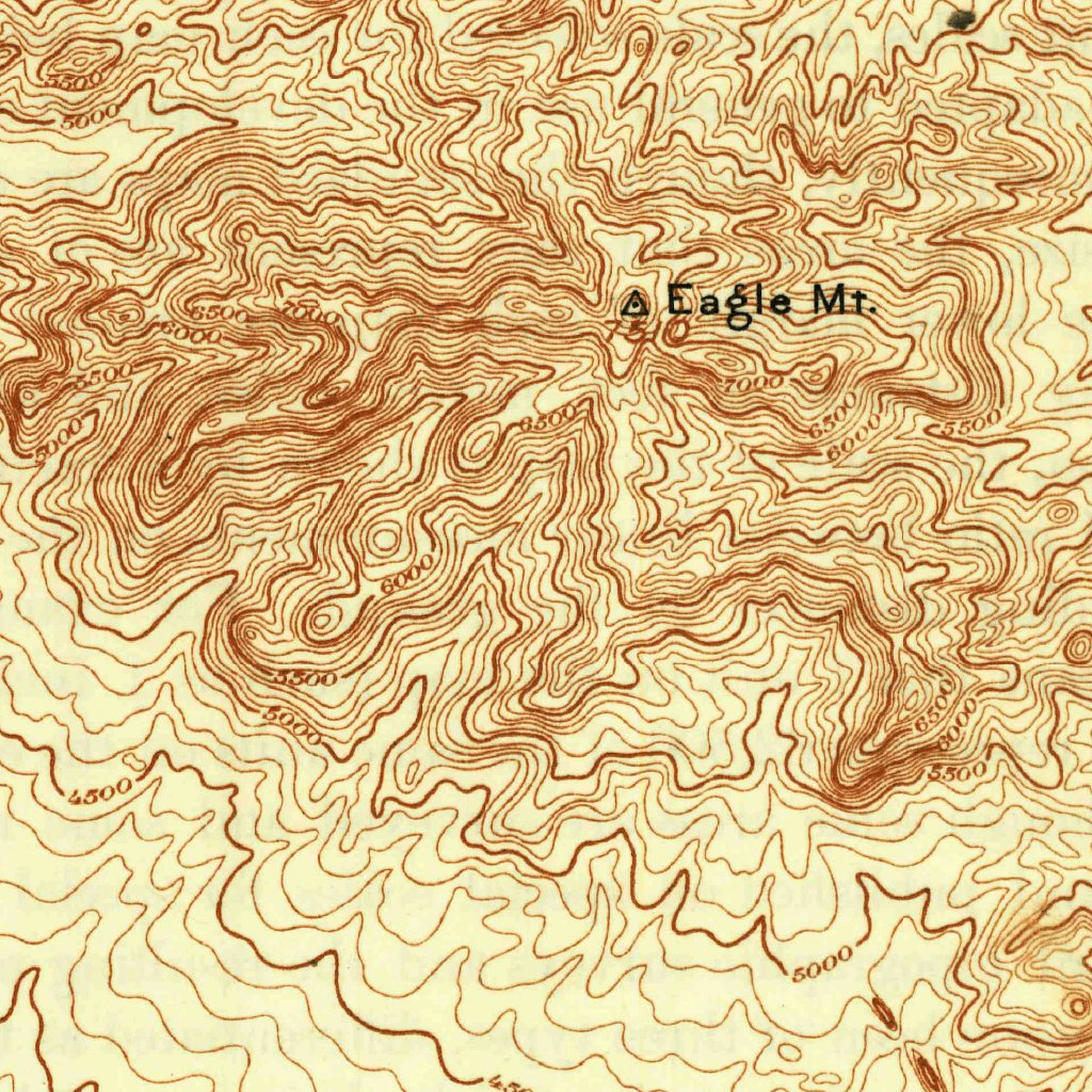 Eagle Mountain, TX (1897, 125000-Scale) Map by United States Geological ...