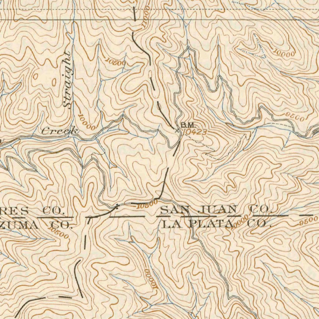 Engineer Mountain, CO (1908, 62500-Scale) Map by United States ...