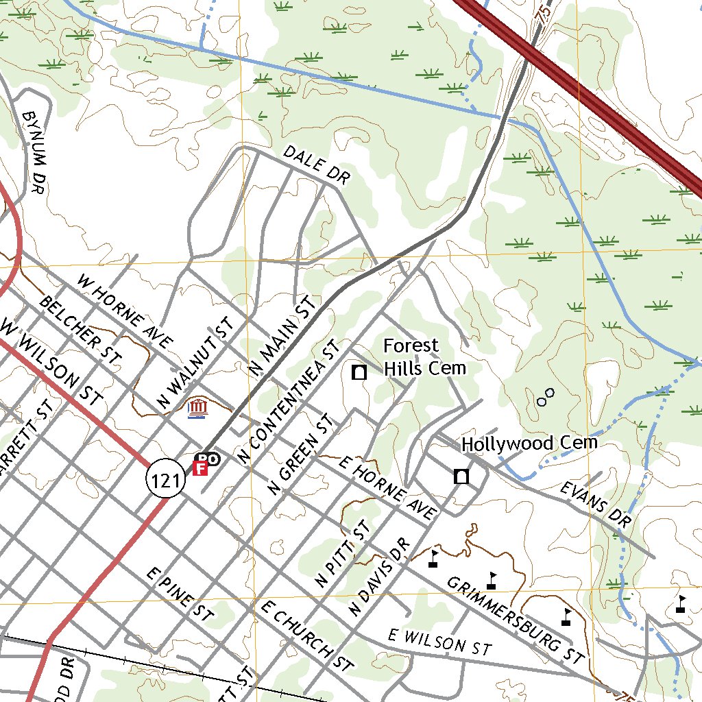 Farmville, NC (2022, 24000-Scale) Map by United States Geological ...
