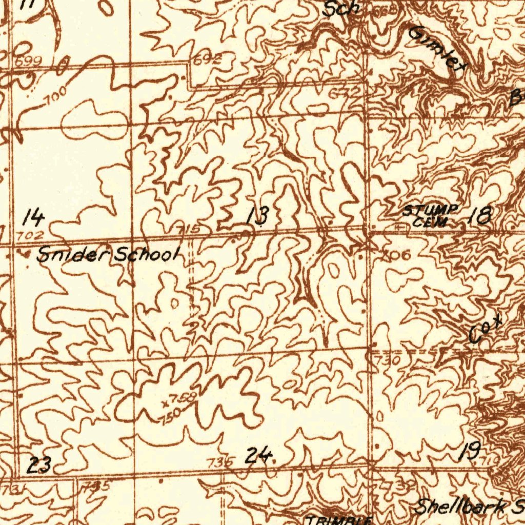 Fithian, IL (1931, 48000-Scale) Map by United States Geological Survey ...