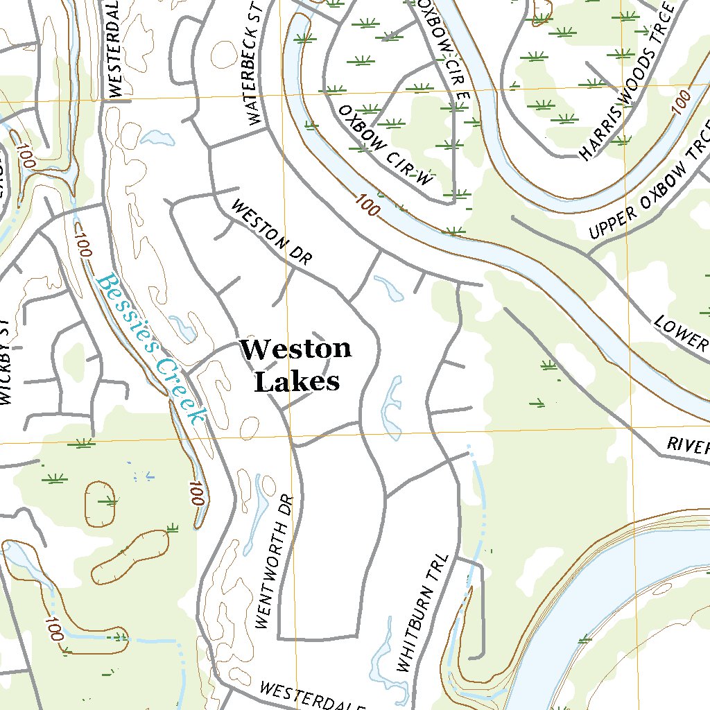 Fulshear, TX (2022, 24000-Scale) Map by United States Geological Survey ...