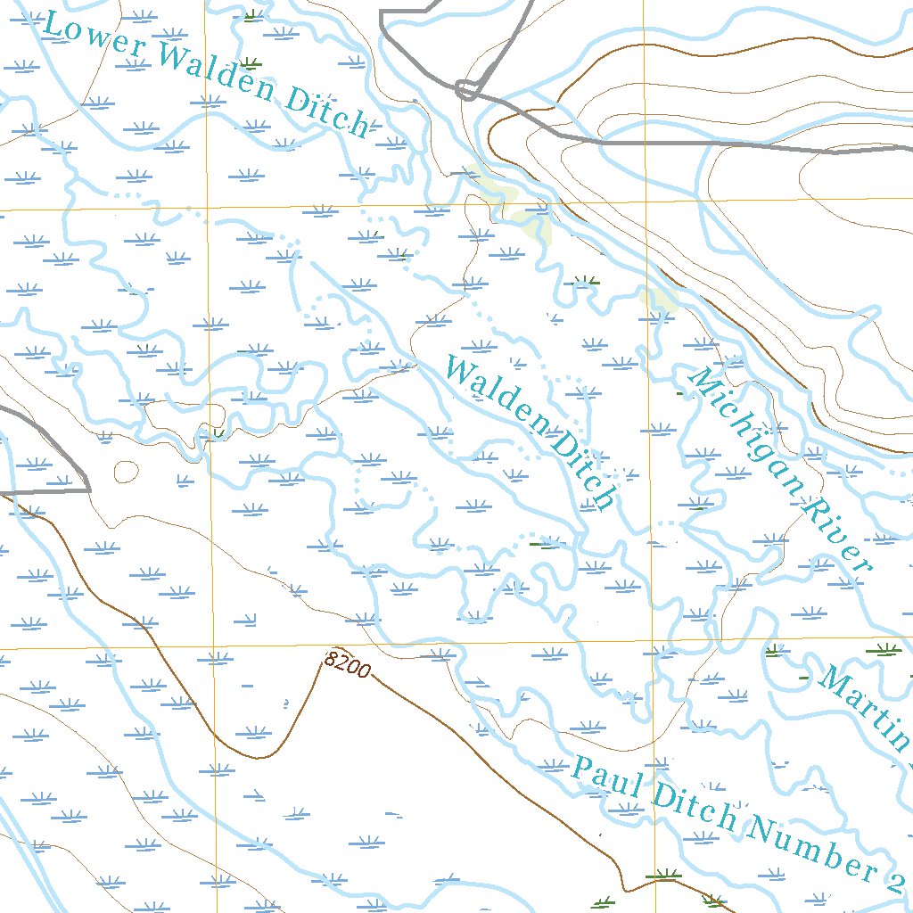 Gould NW, CO (2022, 24000-Scale) Map by United States Geological Survey ...