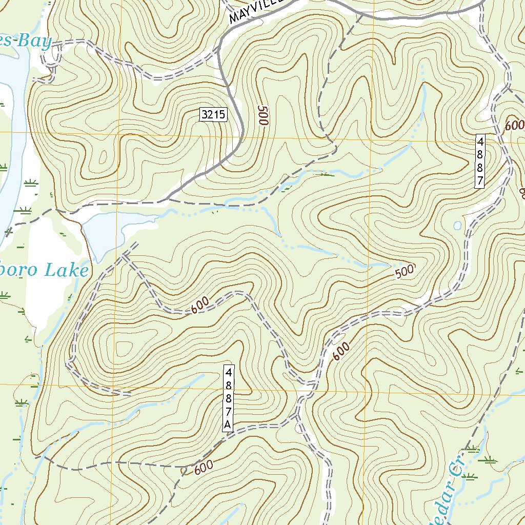 Grandin SW, MO (2021, 24000-Scale) Map by United States Geological ...