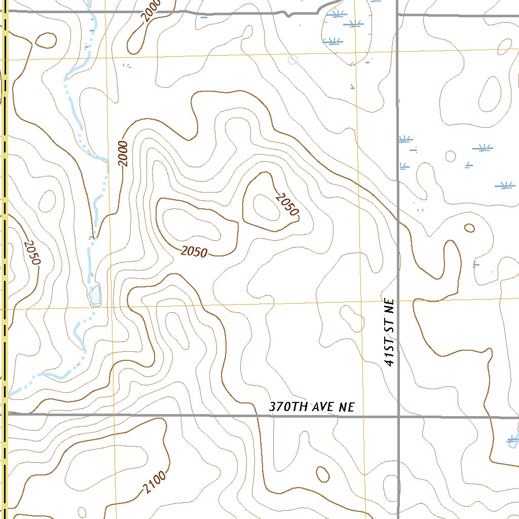 Grass Lake, ND (2020, 24000-Scale) Map by United States Geological ...