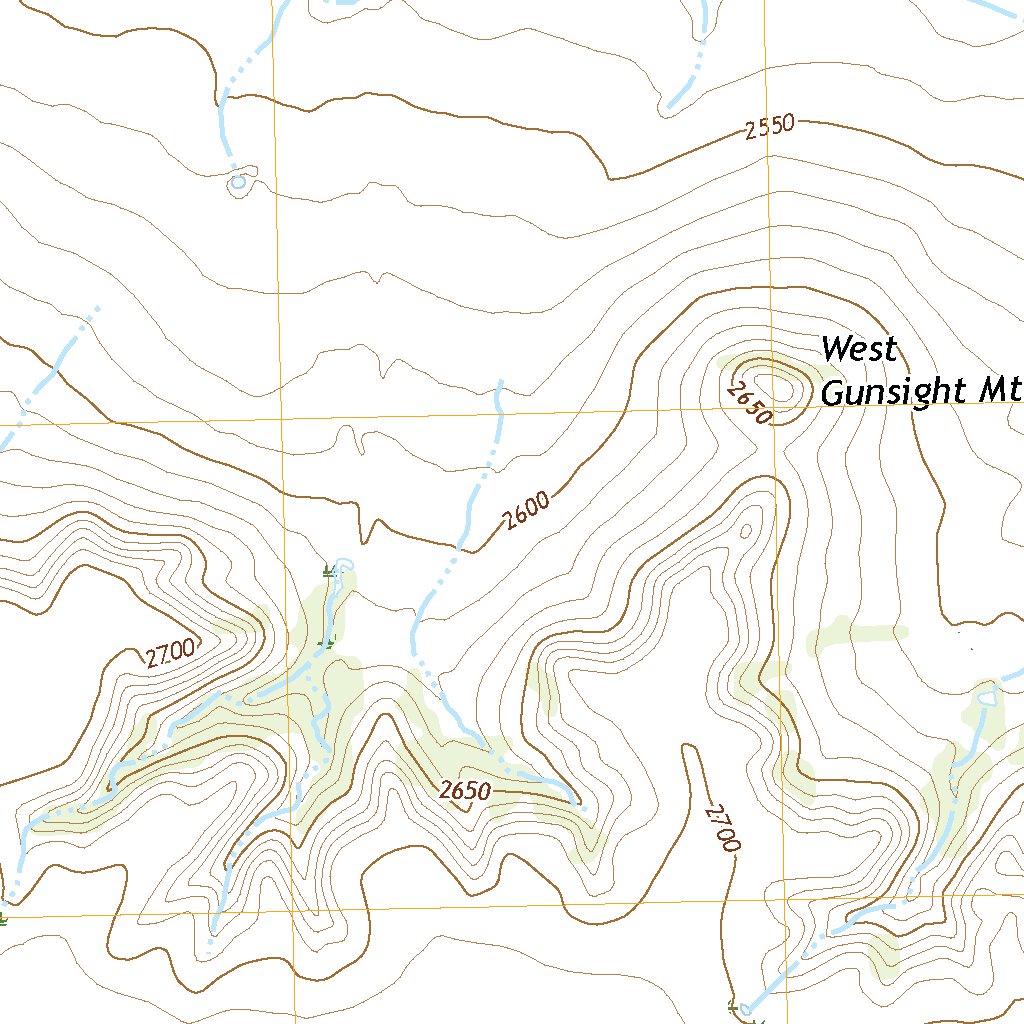 Gunsight Draw, TX (2022, 24000-Scale) Map by United States Geological ...