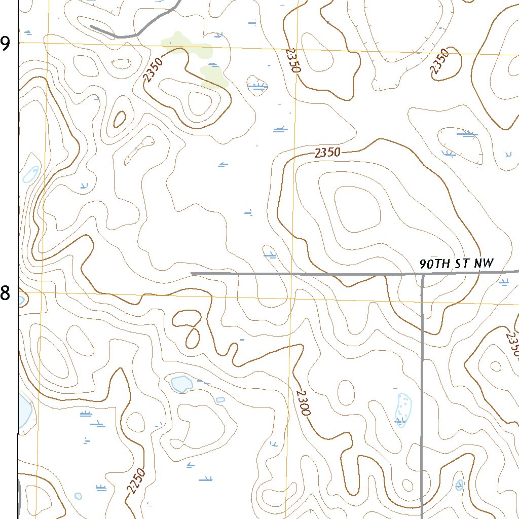 Hamlet, ND (2020, 24000-Scale) Map by United States Geological Survey ...