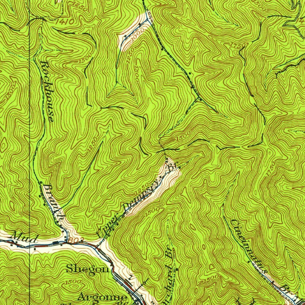 Holden, WV (1926, 62500-Scale) Map by United States Geological Survey ...