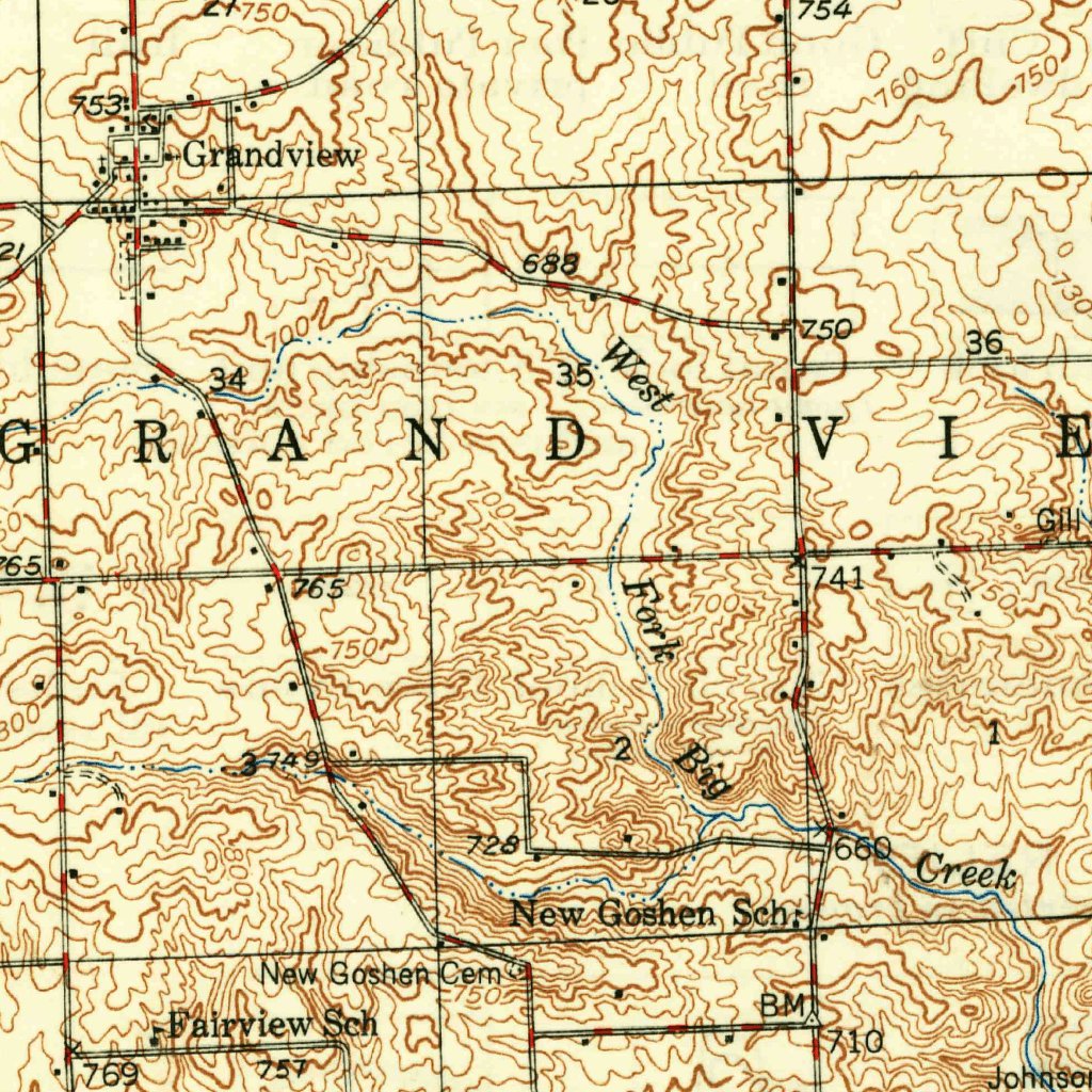 Kansas, IL (1949, 62500-Scale) Map by United States Geological Survey ...
