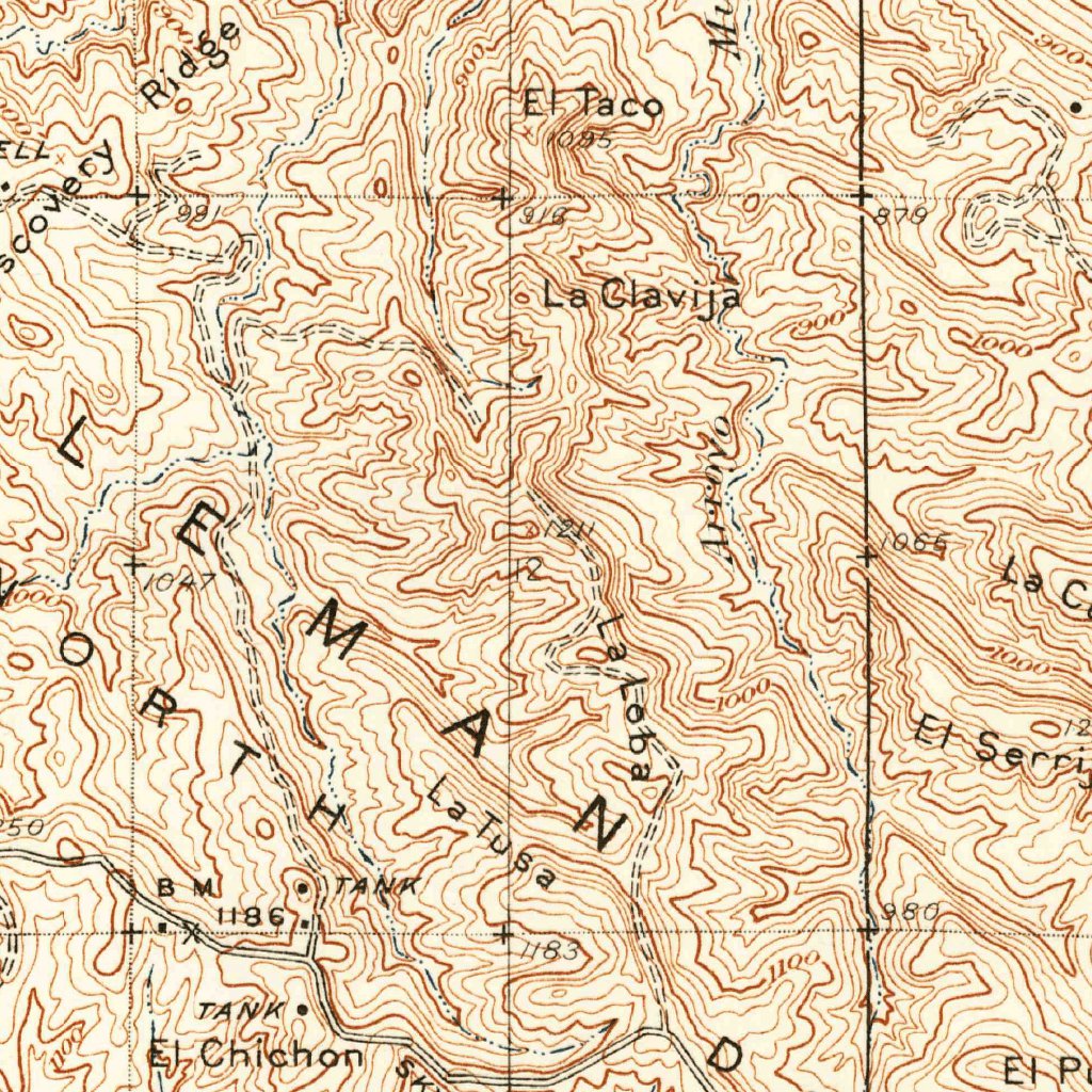 La Cima, CA (1934, 31680-Scale) Map by United States Geological Survey ...