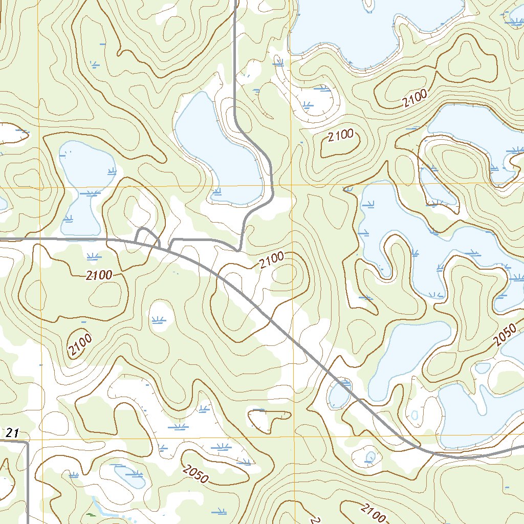Lake Tschida West, ND (2020, 24000-Scale) Map by United States ...