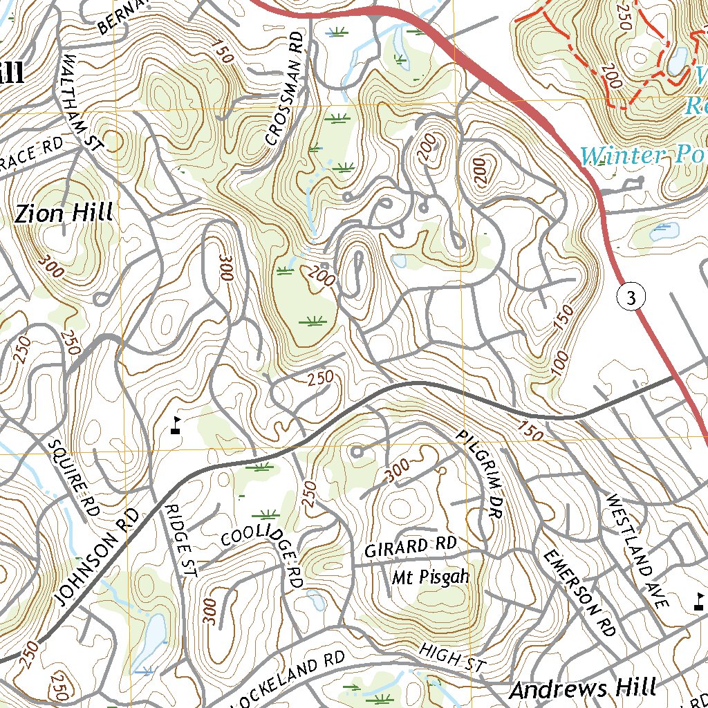 Lexington, MA (2021, 24000-Scale) Map by United States Geological ...