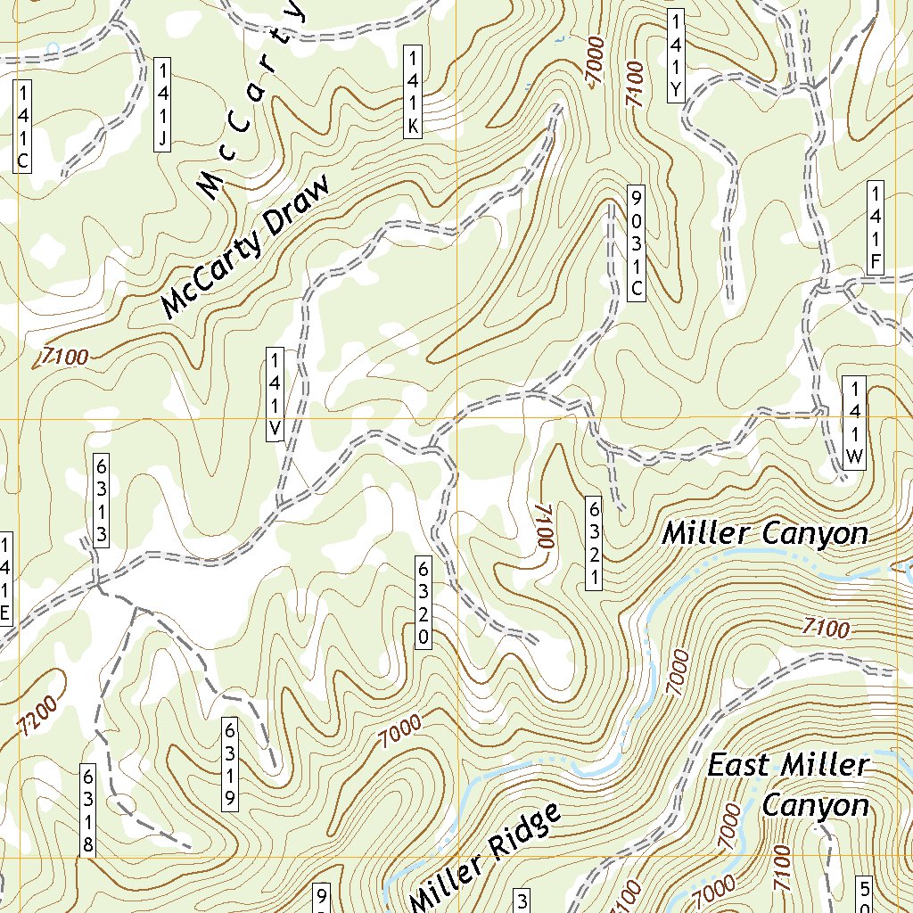 Long Valley, AZ (2021, 24000-Scale) Map by United States Geological ...
