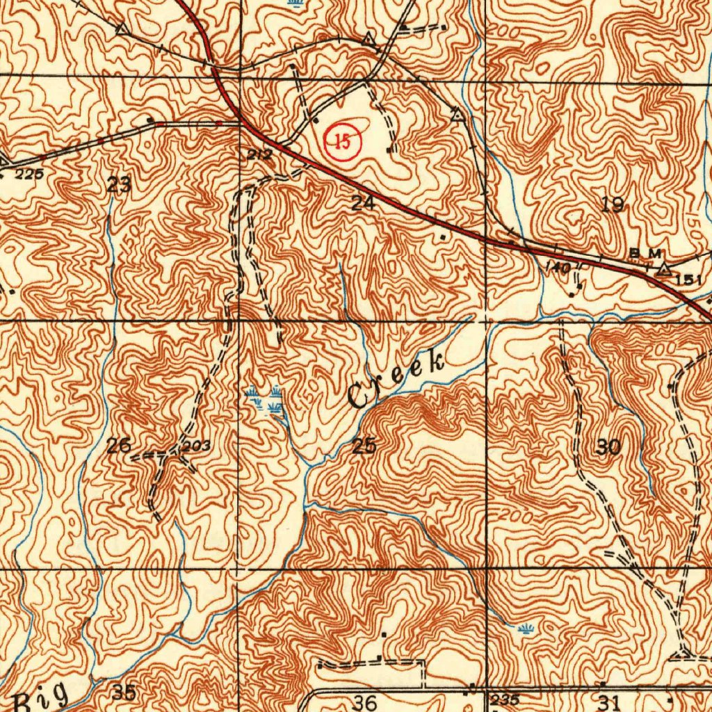 Lucedale, MS (1943, 62500-Scale) Map by United States Geological Survey ...
