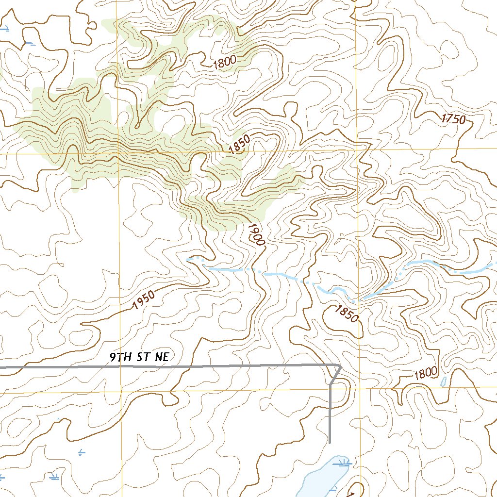 Manfred SW, ND (2020, 24000-Scale) Map by United States Geological ...