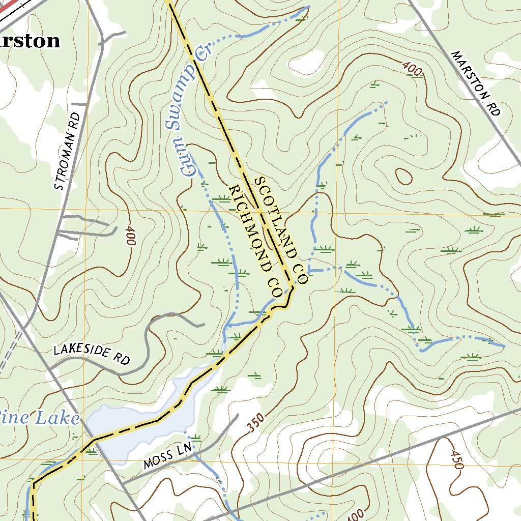 Marston, NC (2022, 24000-Scale) Map by United States Geological Survey ...