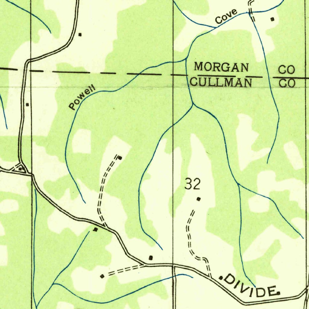 Massey, AL (1936, 24000-Scale) Map by United States Geological Survey ...