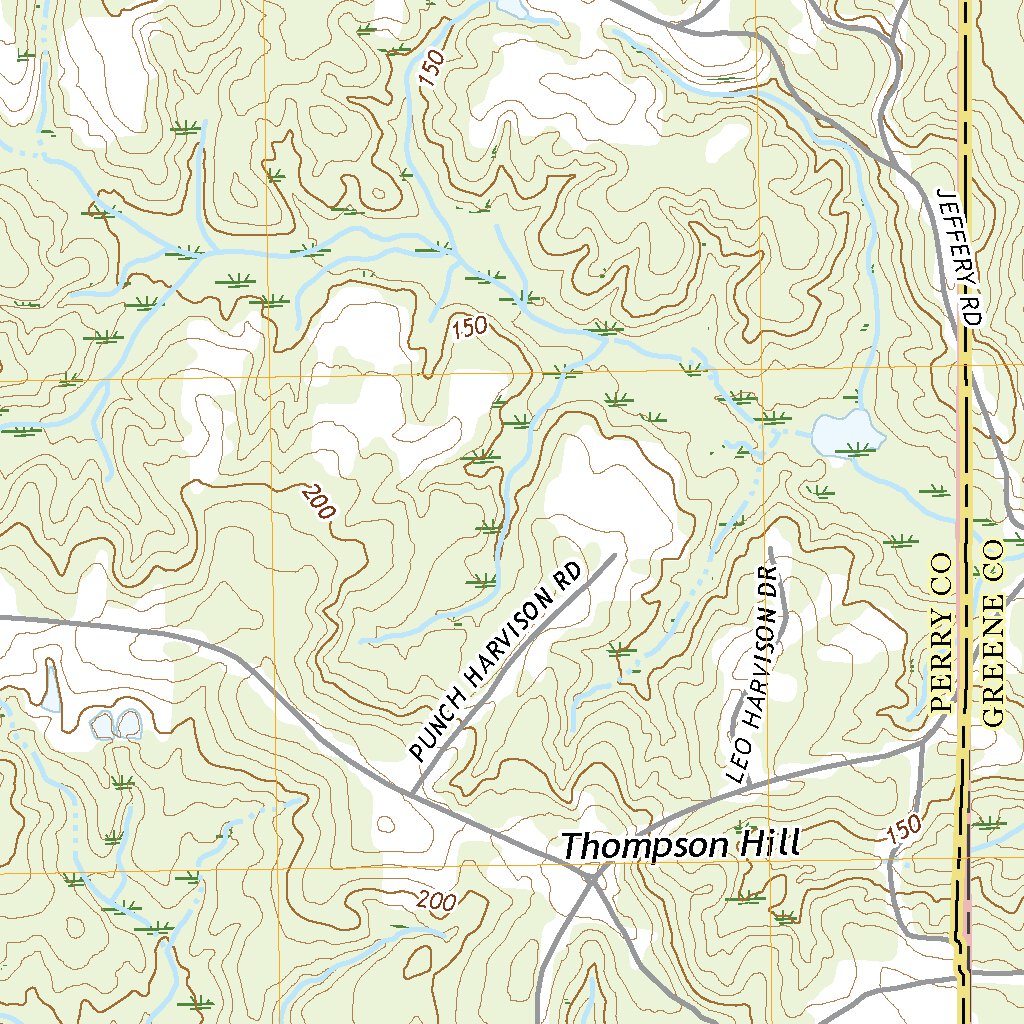 McLain, MS (2021, 24000-Scale) Map by United States Geological Survey ...