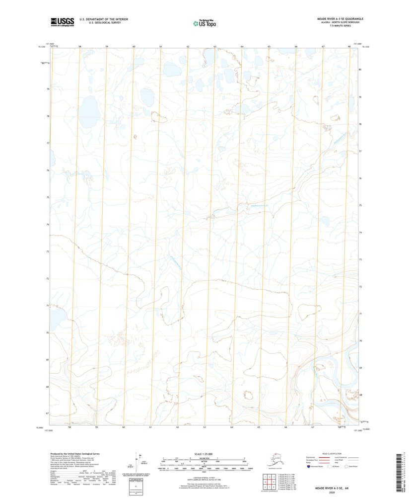 Meade River A-3 SE, AK (2020, 25000-Scale) Map by United States ...
