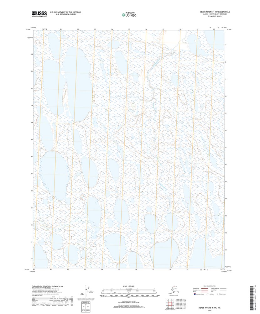 Meade River B-1 NW, AK (2020, 25000-Scale) Map by United States ...