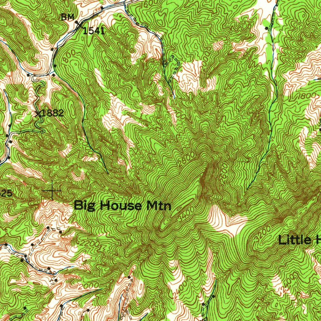 Millboro, VA (1946, 62500-Scale) Map by United States Geological Survey ...