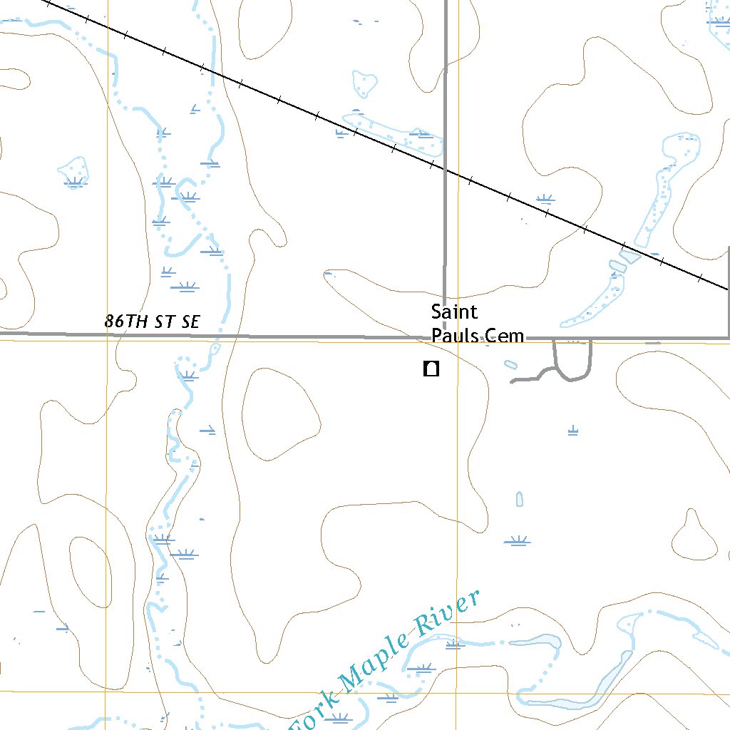 Monango NW, ND (2020, 24000-Scale) Map by United States Geological ...