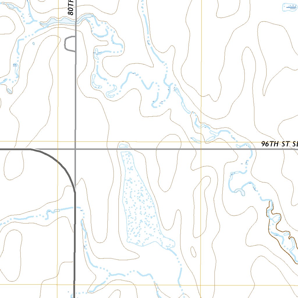 Monango SW, ND (2020, 24000-Scale) Map by United States Geological ...