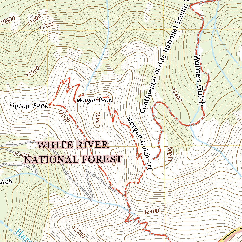 Montezuma, CO (2022, 24000-Scale) Map by United States Geological ...
