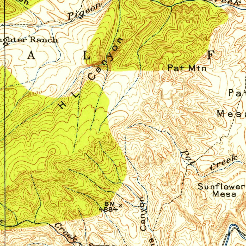 Morenci, AZ-NM (1913, 125000-Scale) Map by United States Geological ...