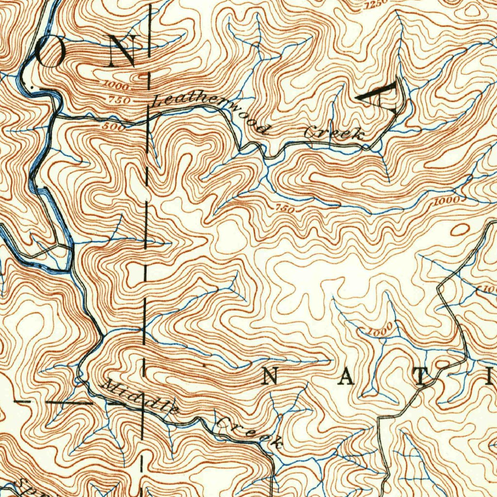Mountain Home, AR-MO (1890, 125000-Scale) Map by United States ...