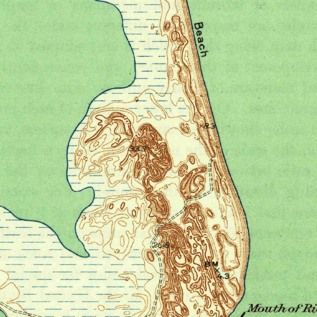 Mouth Of Rio Grande, TX (1936, 31680-Scale) Map by United States ...