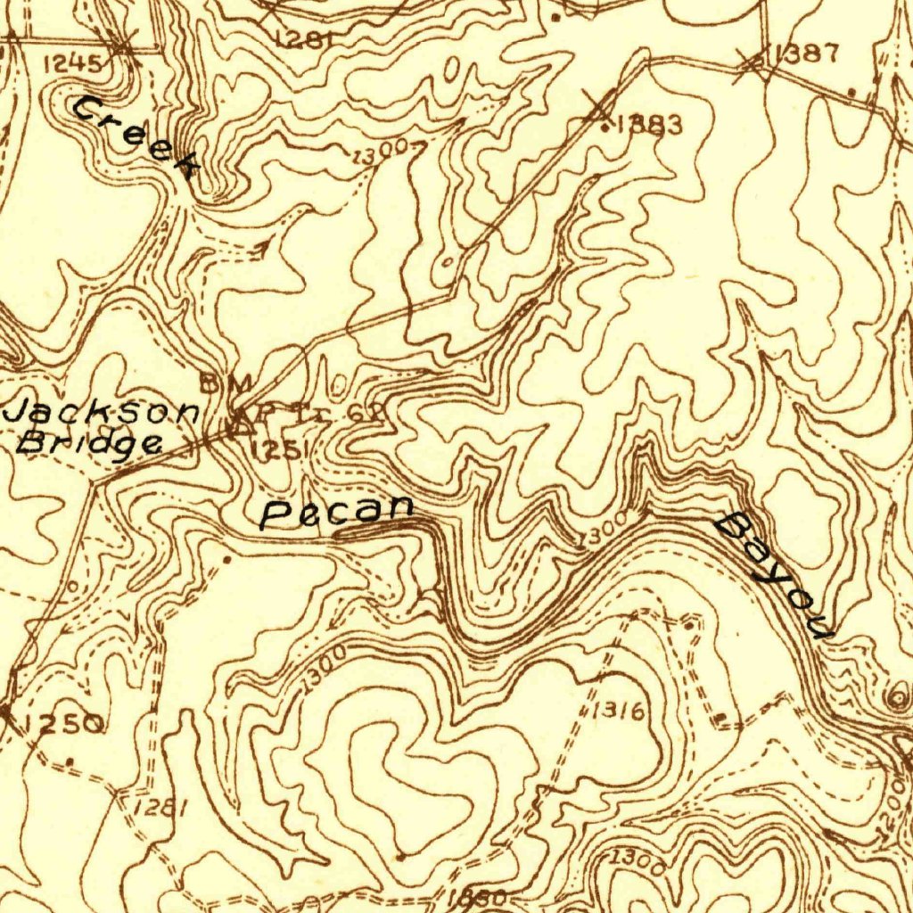 Mullin, TX (1925, 48000-Scale) Map by United States Geological Survey ...